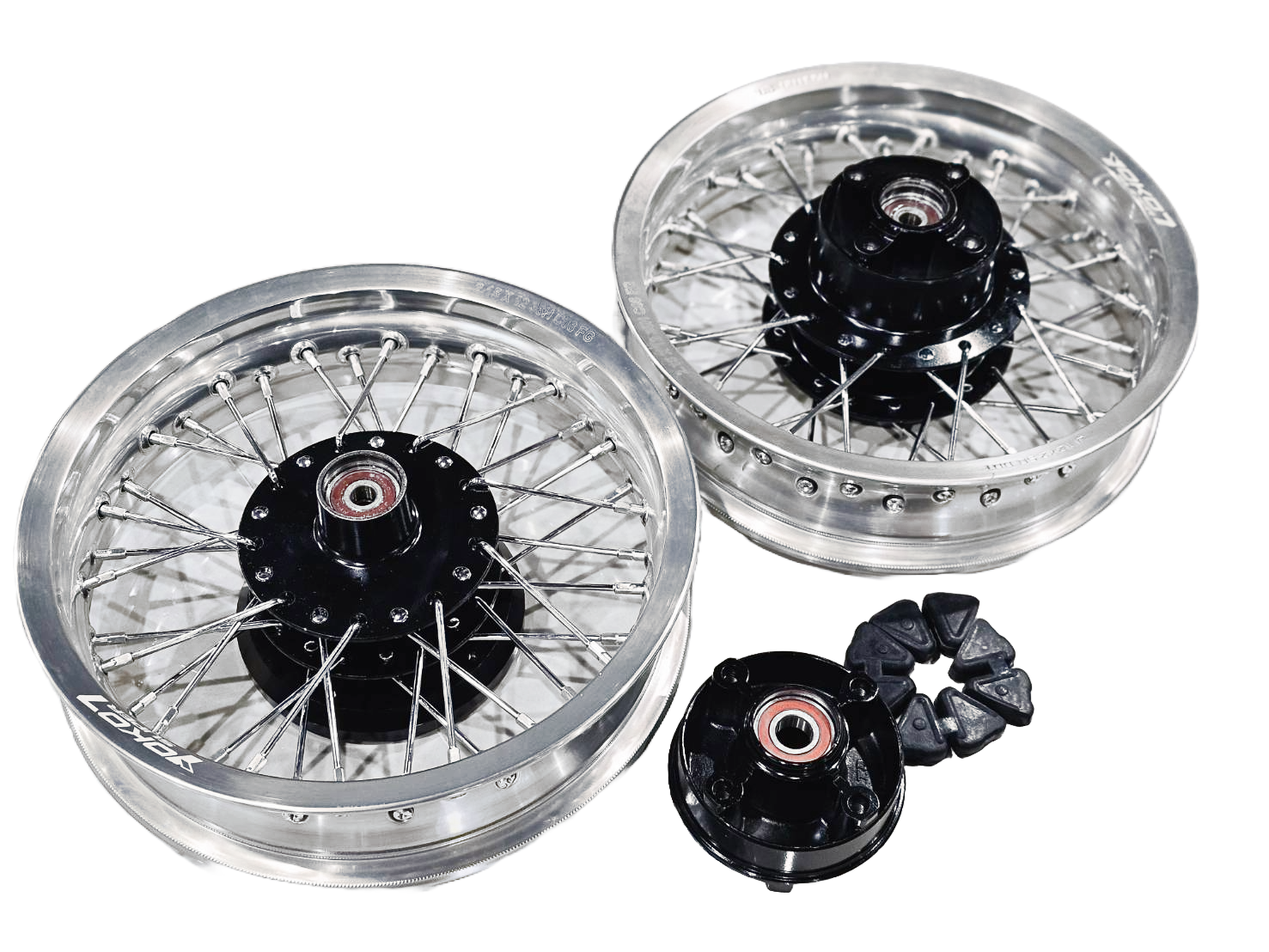 8ft-MONKEY GROM DAX Spoke Silver Wheel Set (FR ABS対応) （税別・送料込） – 8ft ...