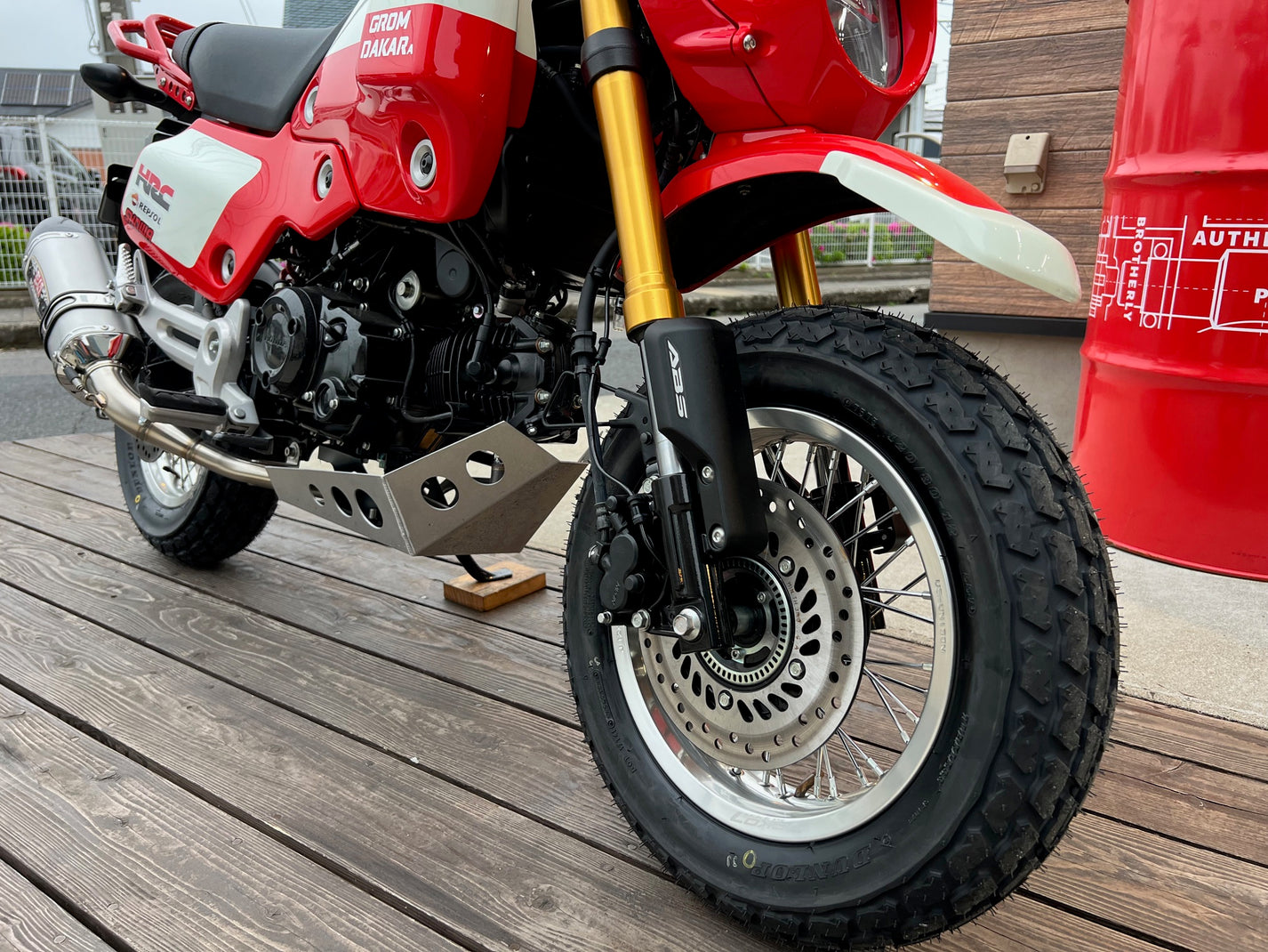 8ft-MONKEY GROM DAX Spoke Silver Wheel Set (FR ABS対応) （税別・送料込） – 8ft ...