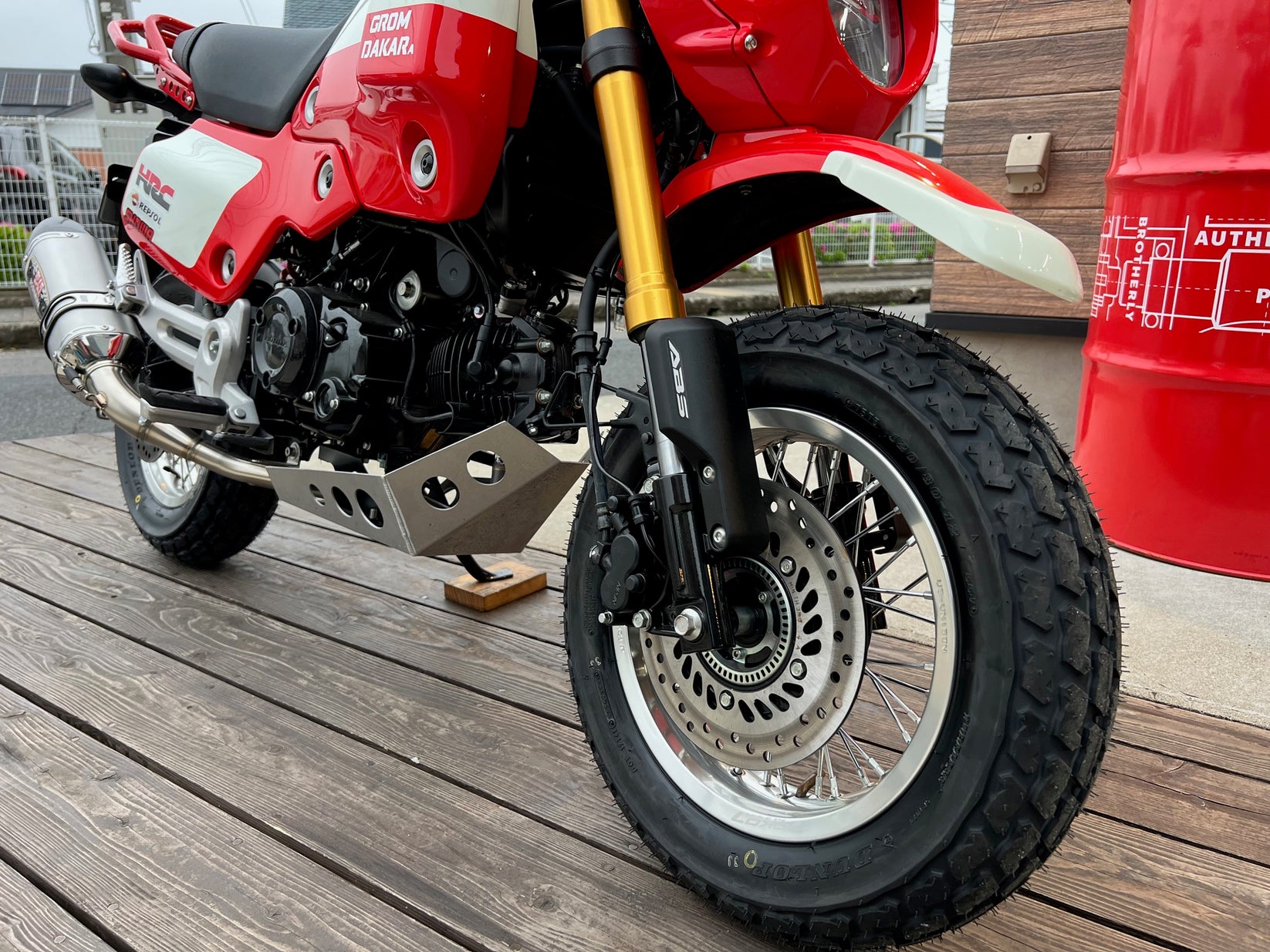 8ft-MONKEY GROM DAX Spoke Silver Wheel Set (FR ABS対応) （税別・送料込） – 8ft ...