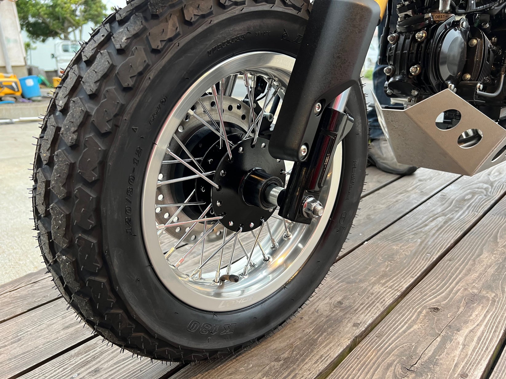 8ft-MONKEY GROM DAX Spoke Silver Wheel Set (FR ABS対応) （税別・送料込） – 8ft ...