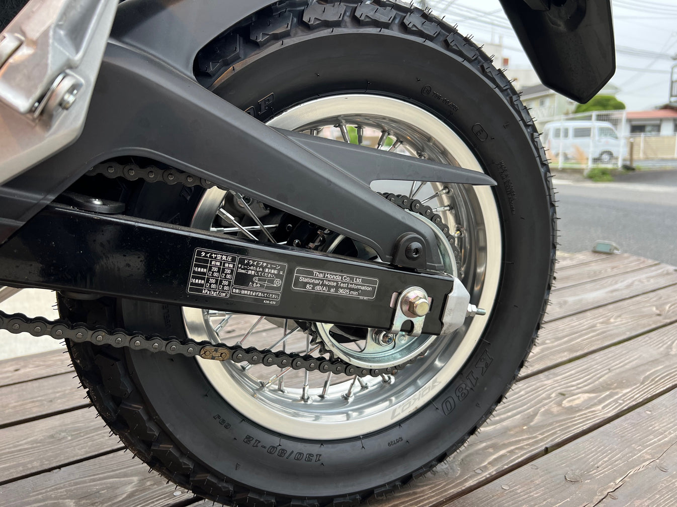 8ft-MONKEY GROM DAX Spoke Silver Wheel Set (FR ABS対応) （税別・送料込） – 8ft ...